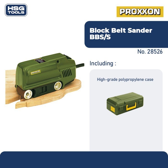 Jual PROXXON 28526 MESIN AMPLAS BLOCK BELT SANDER BBS/S | Shopee Indonesia