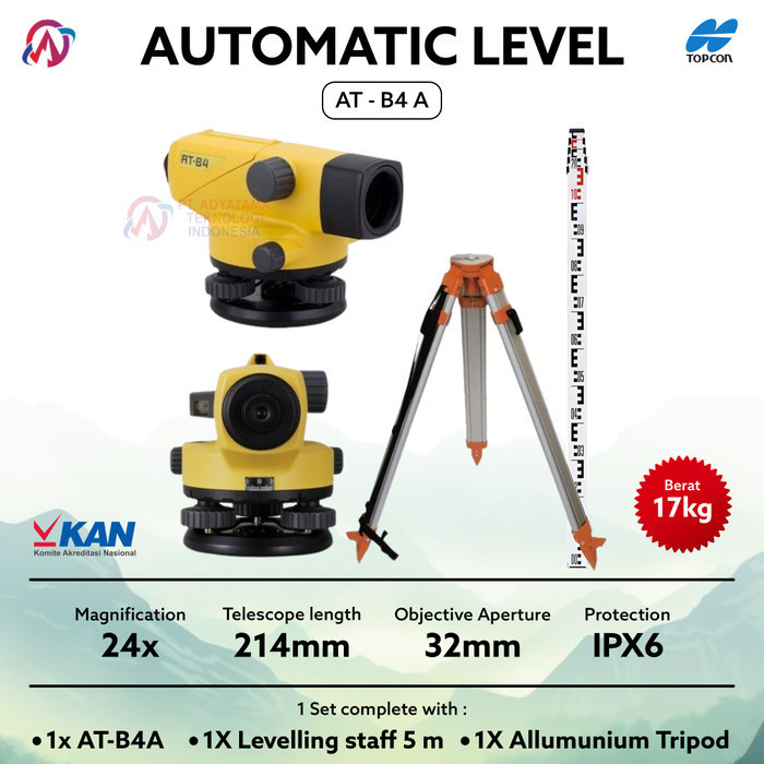 Jual AUTOMATIC LEVEL TOPCON AT-B4 A | AT B4 A | Shopee Indonesia