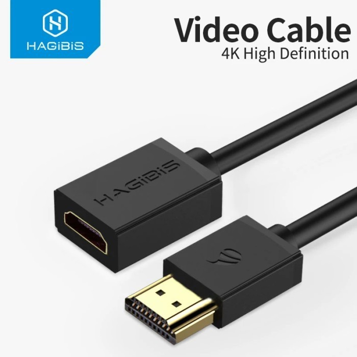 Jual HAGIBIS HDMI EXTENDER CABLE 4K HDMI 2.0 MALE TO FEMALE FOR PC ...