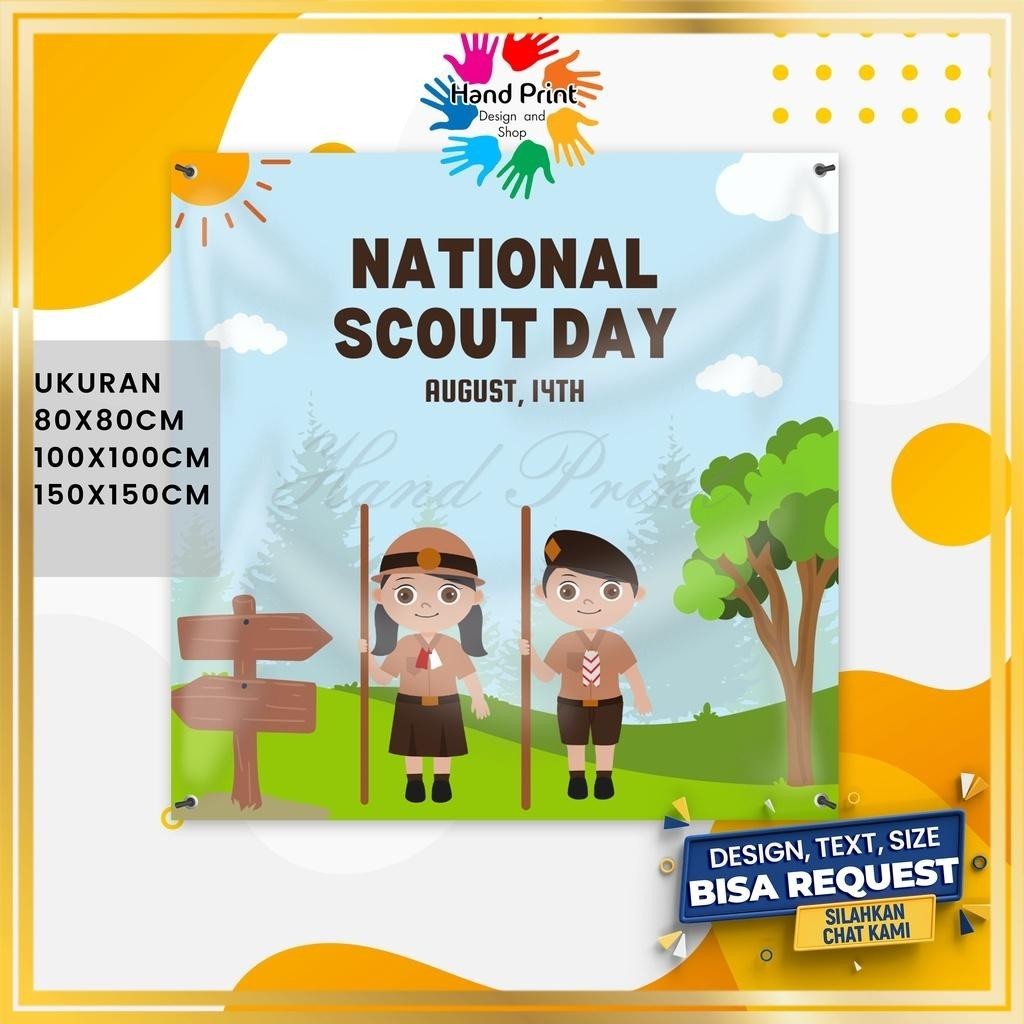 Jual SPANDUK / BANNER Camping Pramuka Summer Camp Kembali Ke Alam D MMT ...