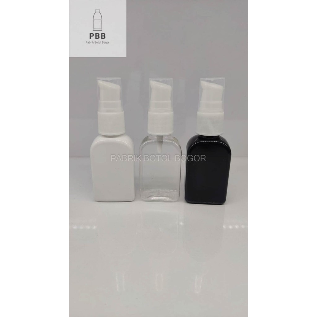 Jual PBB - BOTOL ANTIS 30ML PUTIH CLEAR HITAM PUMP PUTIH MONCONG N18 ...