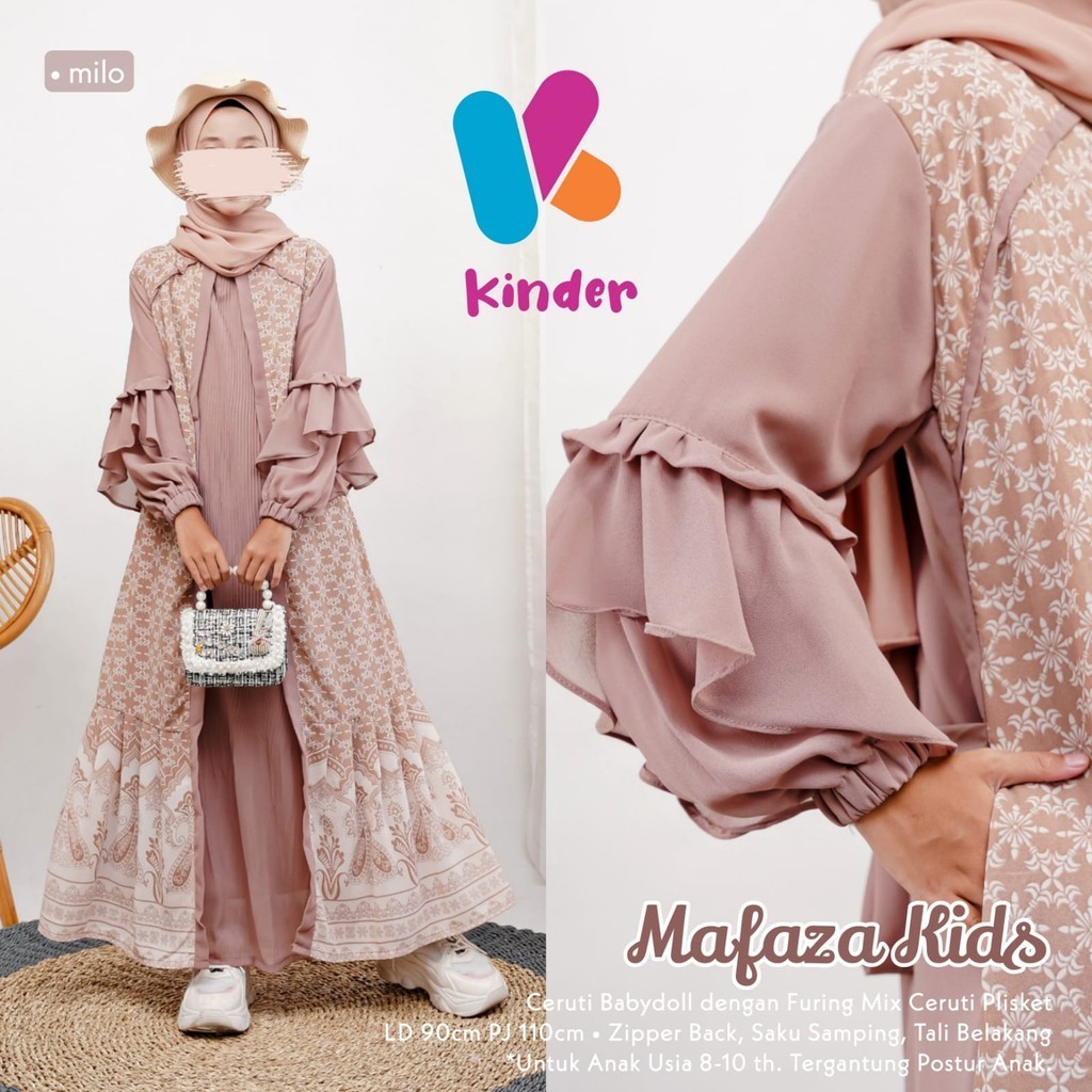 Jual MAFAZA - GAMIS ANAK PEREMPUAN REMAJA TANGGUNG UMUR 8 - 11 TAHUN BAHAN SHAKILA CERUTI ...