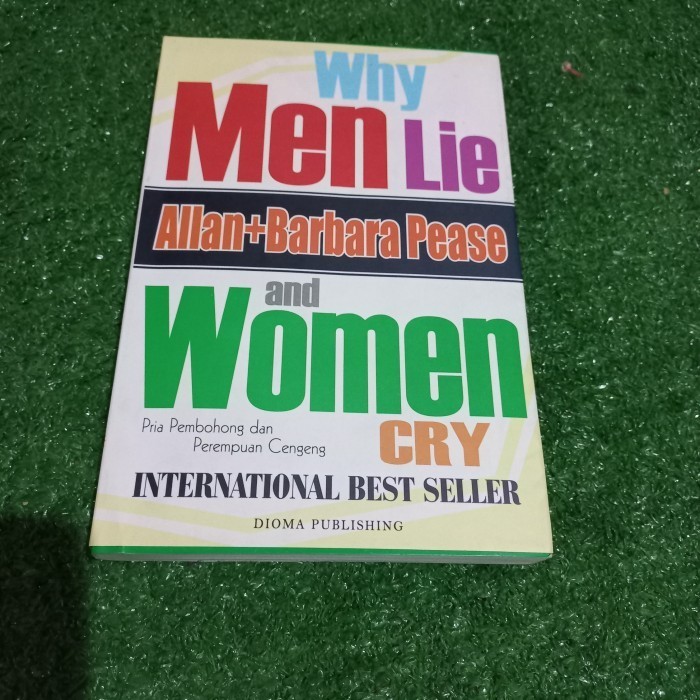 Jual Buku Why Men Lie & Women cry | Shopee Indonesia