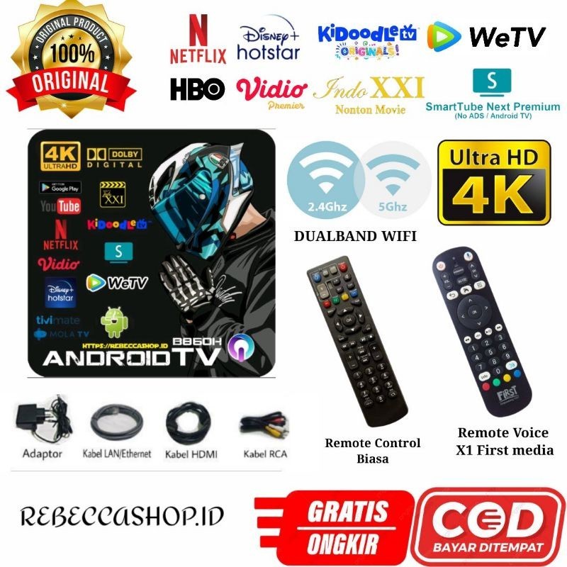 Jual STB Android Tv Box ZTE B680H Hybrid Full root Full chanel Apps ...