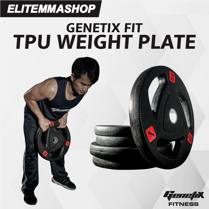 Jual GENETIX FIT TPU Weight Plate 2.5KG (Pair) | Shopee Indonesia