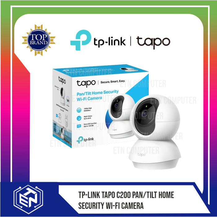 Jual TP-LINK Tapo C200 Wi-Fi CCTV Camera/IP Cam Pan/Tilt 360° kamera ...