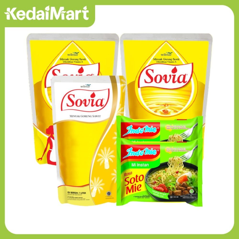 Jual Minyak Goreng Sovia Mix A + Indomie Soto 2 Pcs | Shopee Indonesia