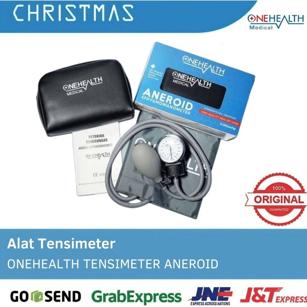 Jual Tensimeter Aneroid Onehealth Sphygmomanometer Tensimeter 300 mmhg ...