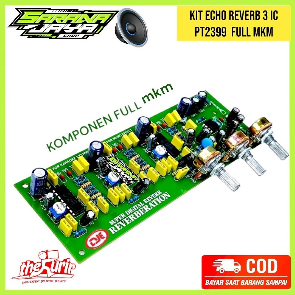 Jual Kit ECHO Reverb 3 IC PT2399 Full MKM Amplifier | Shopee Indonesia