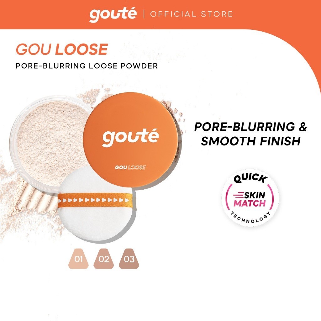 Jual gouté Goute Gouloose - Matte Loose Powder with Smooth Finish ...