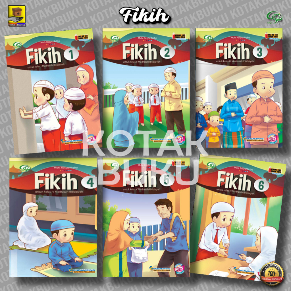 Jual BUKU FIKIH KELAS 1 2 3 4 5 6 SD / AQILA / KMA 183 / Fikih SD - Tiga Serangkai | Shopee ...