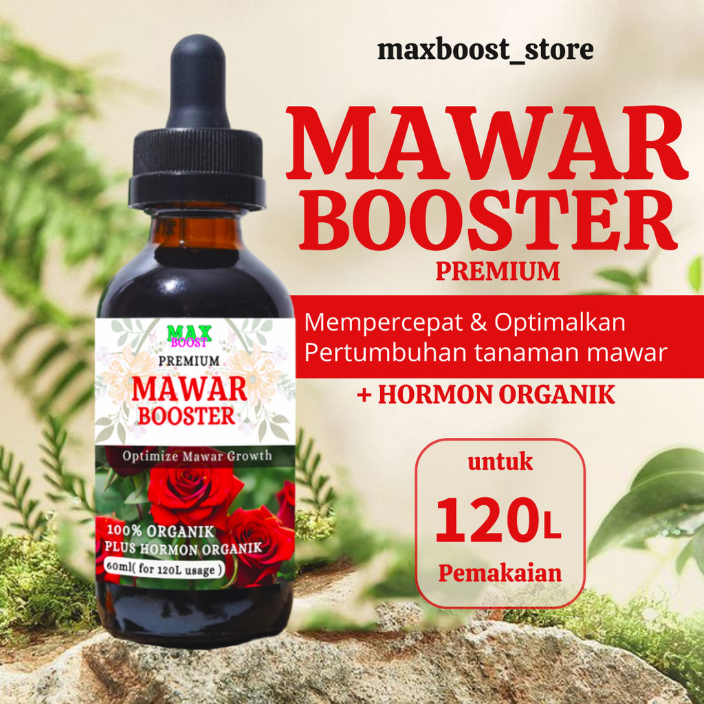 Jual Mawar Booster - Serum Tanaman Hias Bunga Mawar Pupuk Organik Cair ...