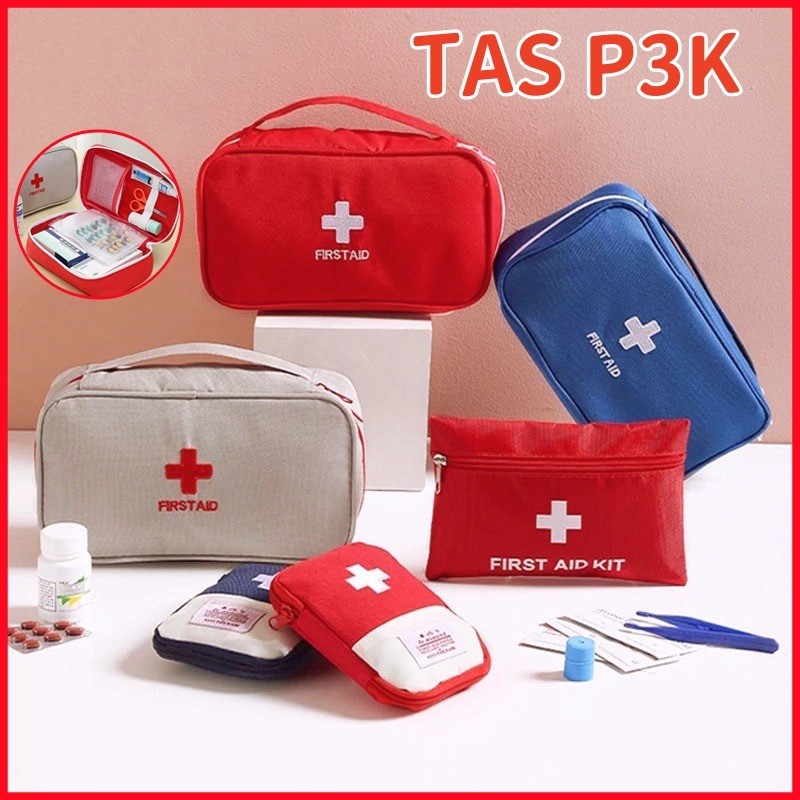 Jual Tas First Aid Kit P3K Travel Organizer Tas Obat Dompet Obat P3K ...