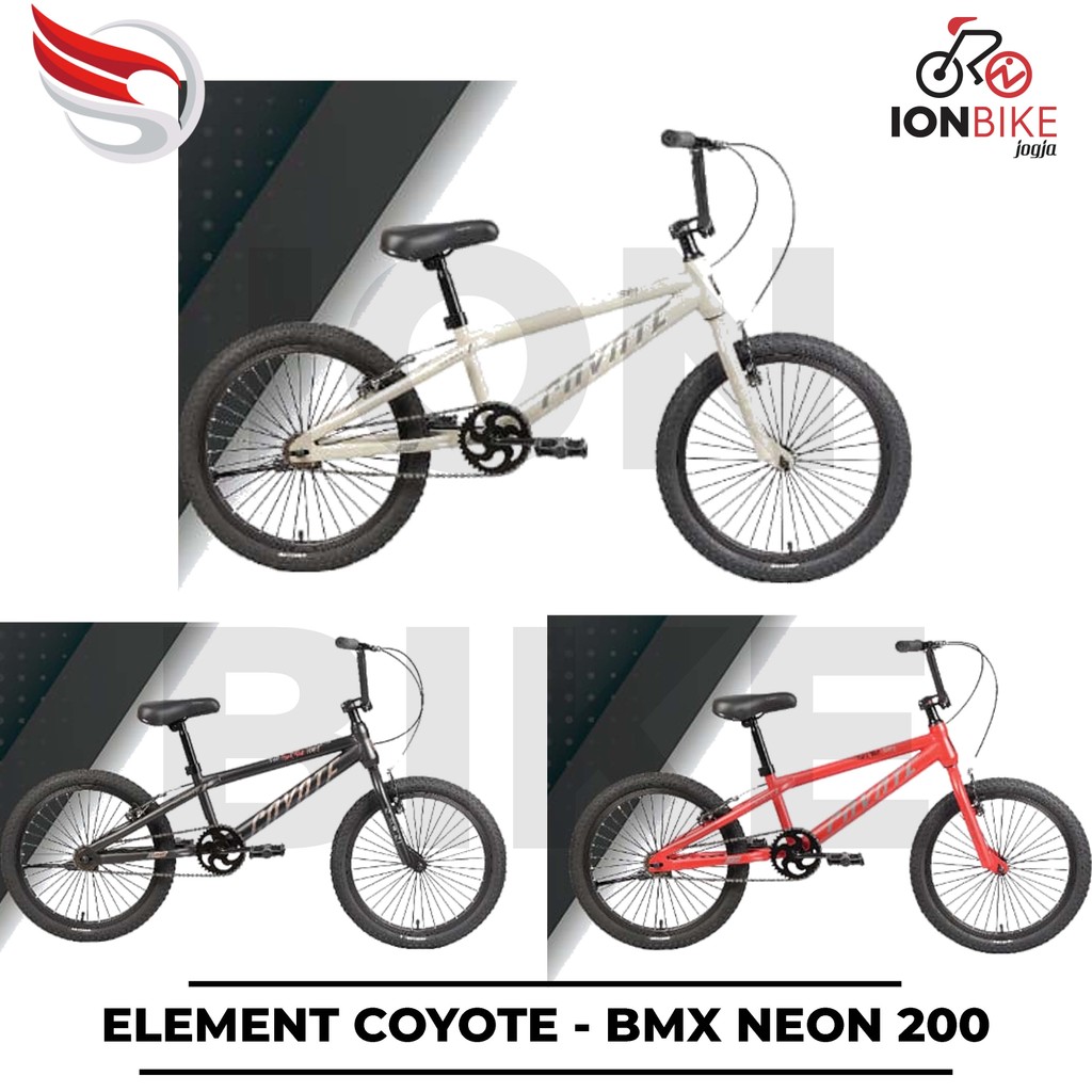Jual Sepeda BMX 20 Element Coyote Neon 200 Ban 2.125 Terbaru Rem V ...