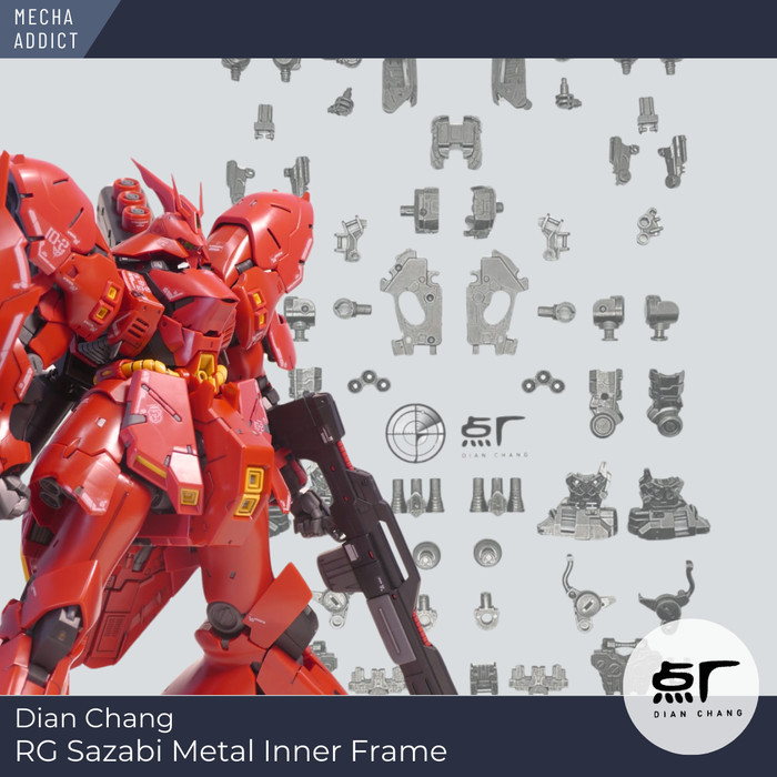 Jual Metal Inner Frame for RG MSN-04 Sazabi by Dian Chang | Shopee ...