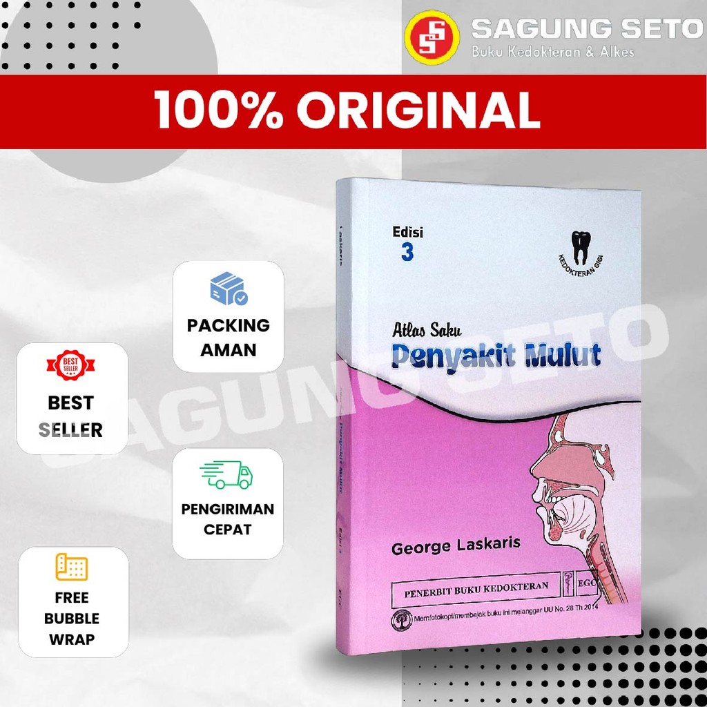 Jual ATLAS SAKU PENYAKIT MULUT EDISI 3 - GEORGE LASKARIS | Shopee Indonesia
