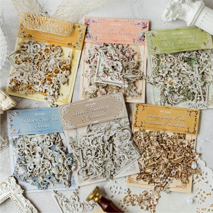 Jual 20 Lembar / Pack Kertas Vintage Hias RETRO FRAME COLLAGE Bahan ...