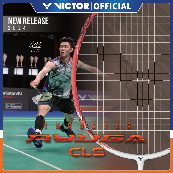 Jual Raket Badminton VICTOR Thruster K Ryuga CLS D - Red / TK Ryuga Cls ...