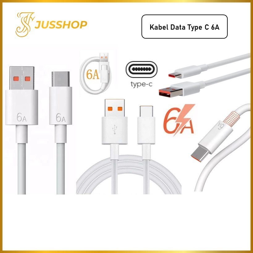 Jual Kabel Data Charger 6A USB to Type C Kabel Charger Super Fast ...