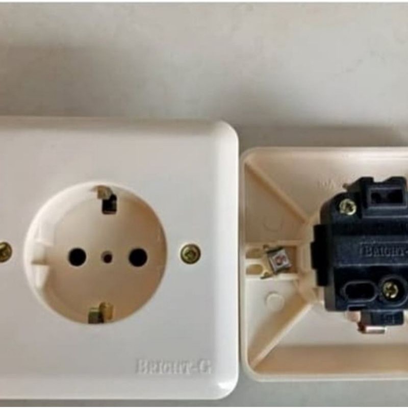 Jual Stop Kontak/ Tempat Colokan IB/ Pemasangan Tertanam Murah | Shopee ...