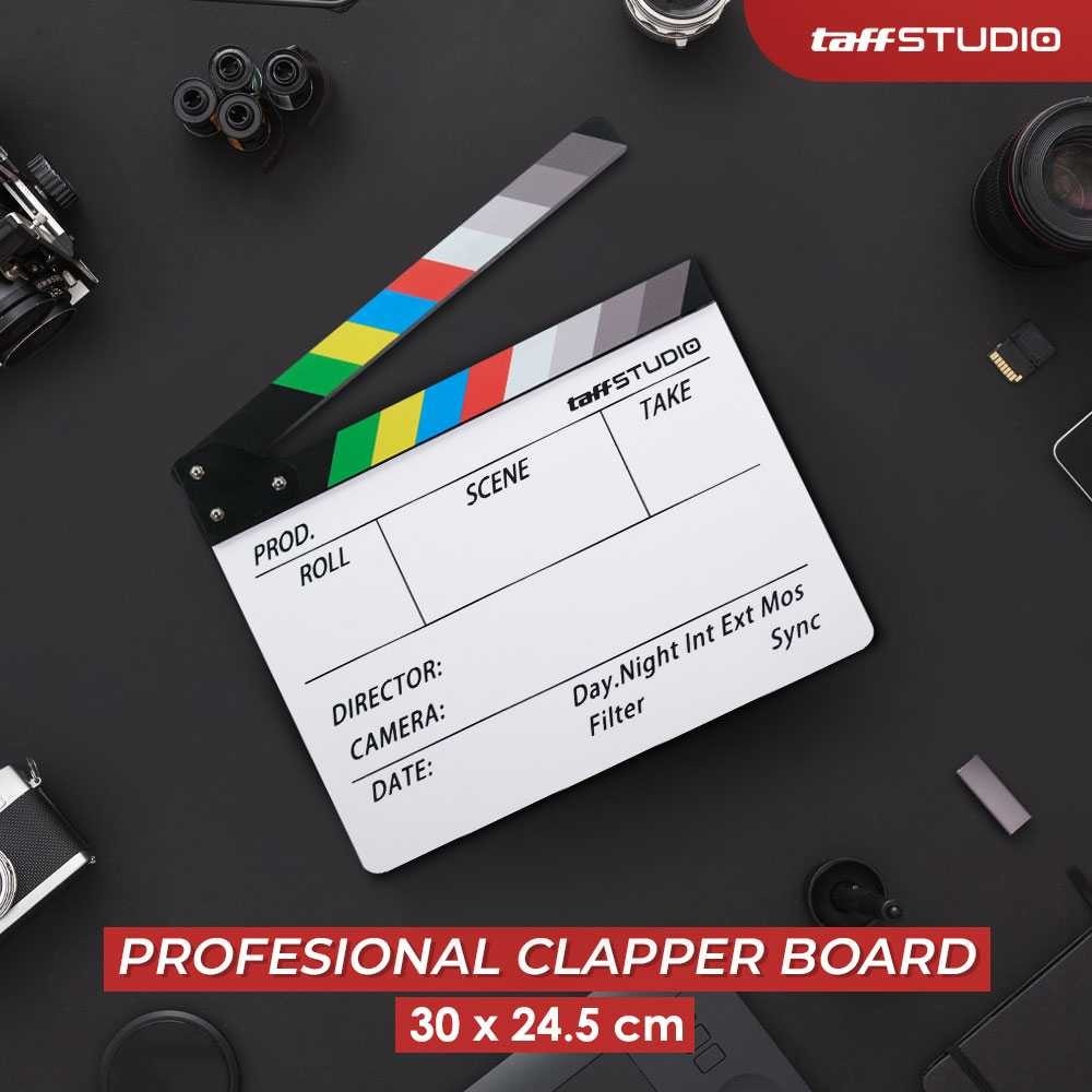 Jual AShop Profesional Clapper Board Colorful Acrylic | Shopee Indonesia