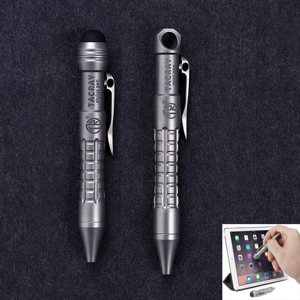 Jual Titanium Mini Pen Bolt Action Mini Pen Multifunction Pocket Size ...