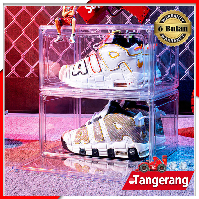 Jual Kotak Sepatu Sneakers Box / Shoe Box Acrylic Display Rak /Akrilik ...