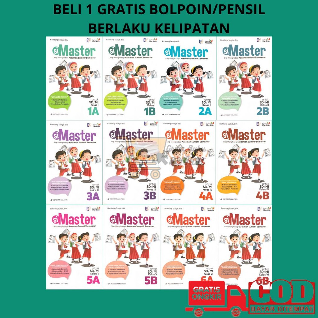 Jual Buku Si Master Kelas 3A 3B SD/MI Kurikulum Merdeka Penerbit ...