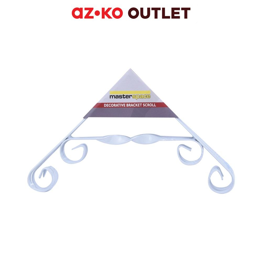 Jual Masterspace Bracket Rak Dinding Scroll 20x20 Cm - Putih | Shopee ...