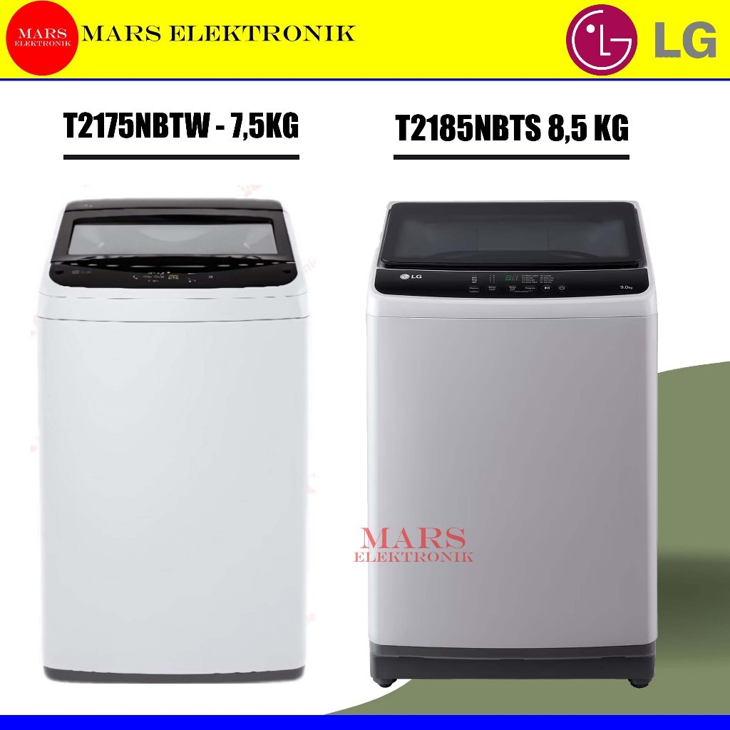 Jual MESIN CUCI LG T2175NBTW - 7,5KG / T2185NBTS 8,5 KG - QUICK WASH ...