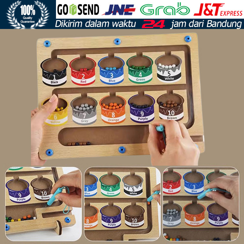 Jual Mainan Pemisah Warna Magnetic / Mainan Edukasi Sorting Warna ...