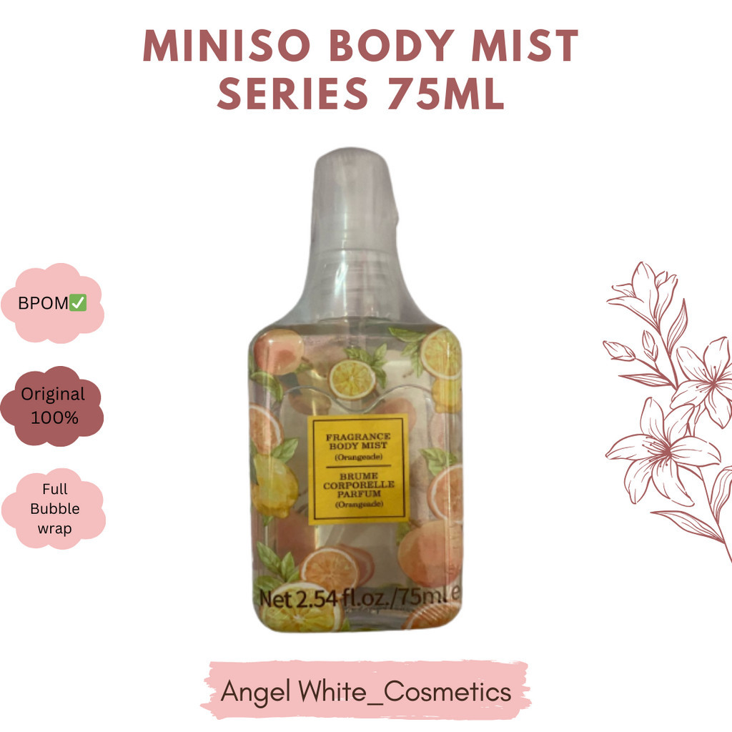 Jual MINISO BODY MIST SERIES 75ML | Shopee Indonesia