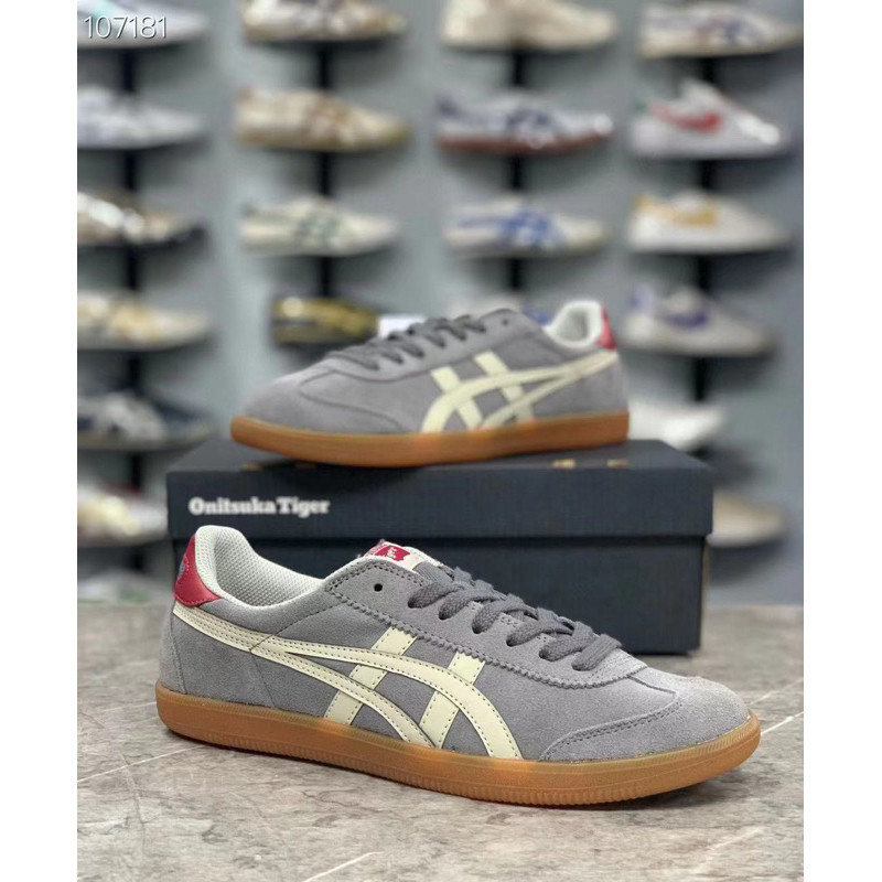 Jual Sepatu Onitsuka Tokuten Grey White Red | Shopee Indonesia