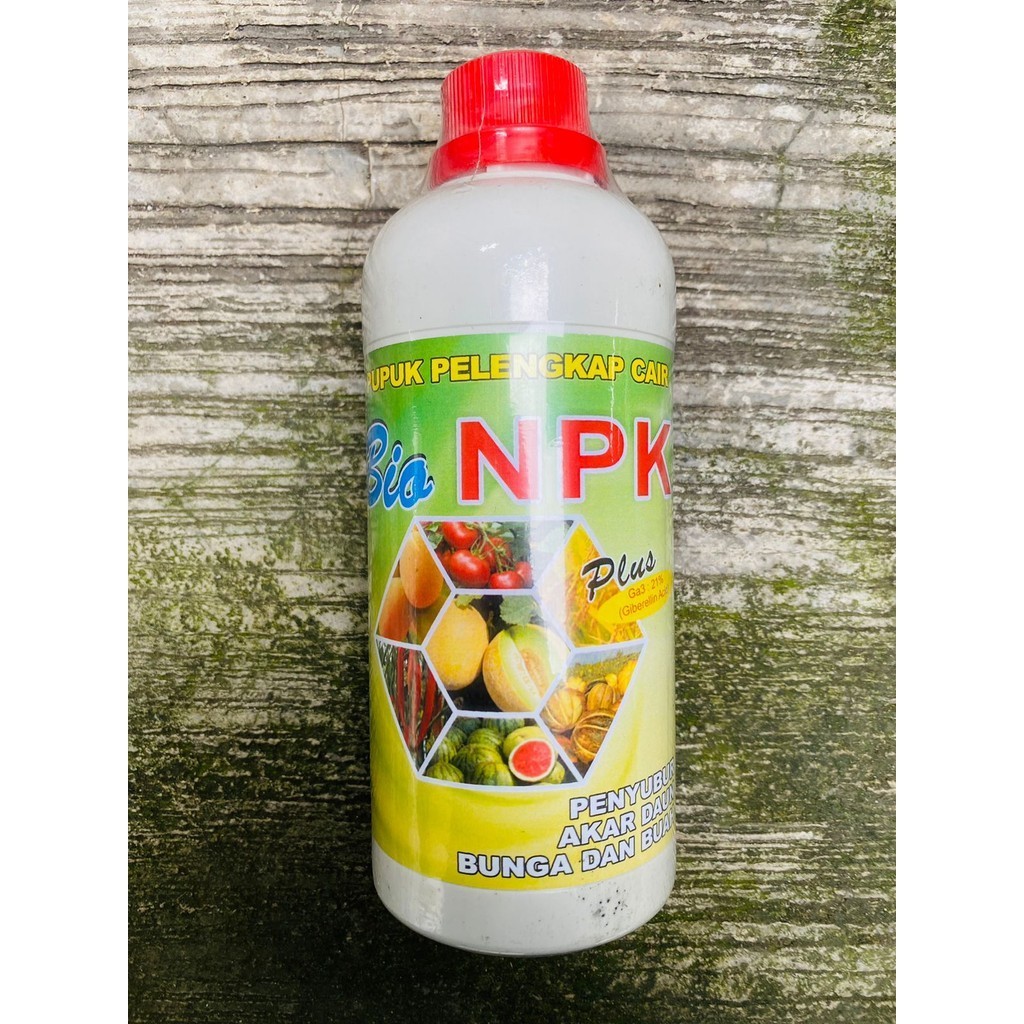 Jual Pupuk Pelengkap Cair BIO NPK CAIR PLUS dengan formulasi khusus isi 500ml dari Bina Agro ...