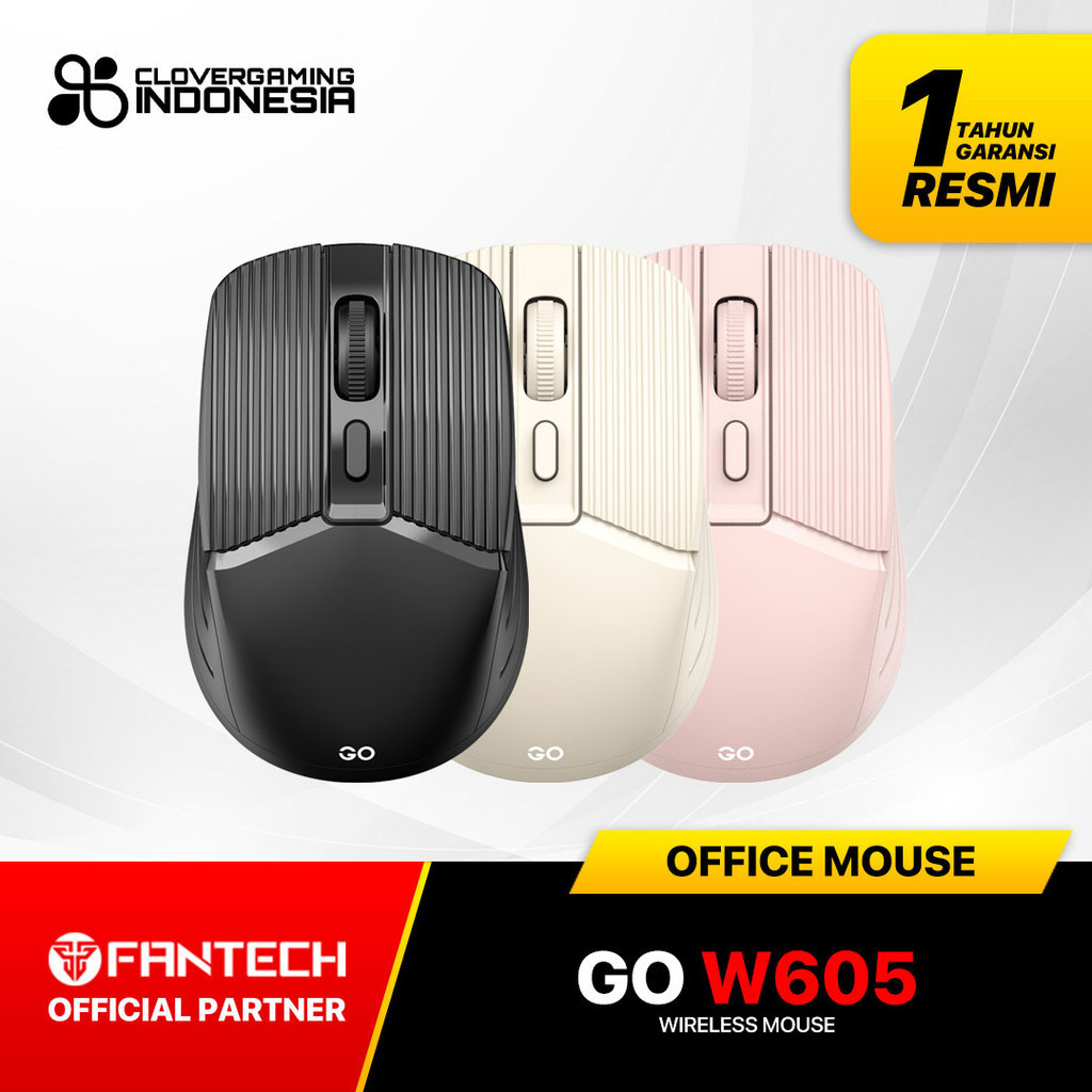 Jual Fantech W605 Go Wireless Office Mouse 2.4Ghz 1600DPI W-605 W 605 Mouse Kantor | Shopee ...