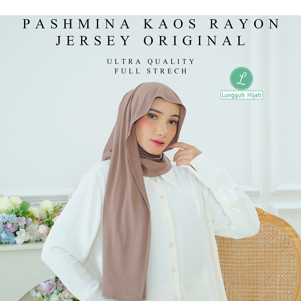 Jual PASHMINA RAYON KAOS ULTIMATE QUALITY 180*75 TEBAL PASHMINA OMAN ...