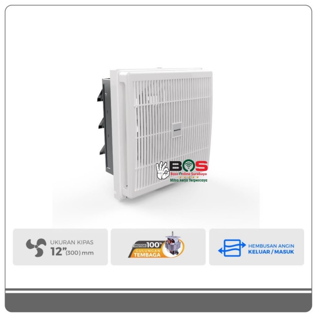 Jual Maspion Wall Exhaust Fan Dinding 12 Inch Hexos MV-300-NEX MV ...
