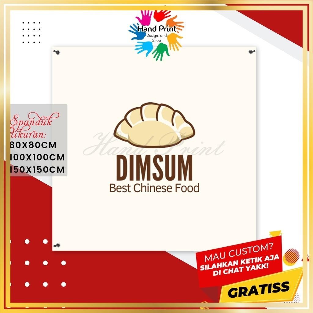 Jual SPANDUK / BANNER Jualan Dimsum Ayam Dimsum Udang Makanan H MMT ...