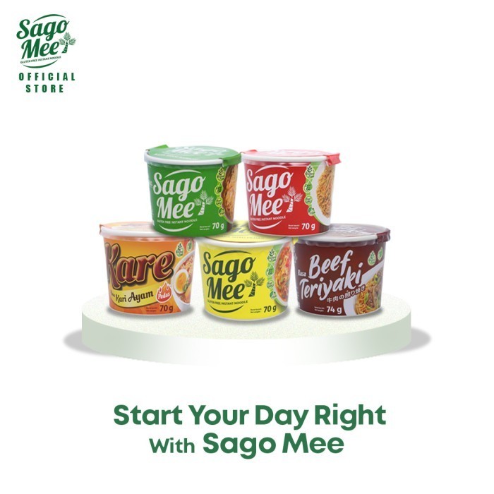 Jual Paket Sago Mee Cup Aneka Rasa 5 varian | Shopee Indonesia