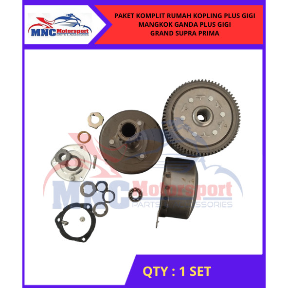 Jual PAKET KOMPLIT RUMAH KOPLING PLUS GIGI MANGKOK GANDA PLUS GIGI GRAND SUPRA PRIMA | Shopee ...
