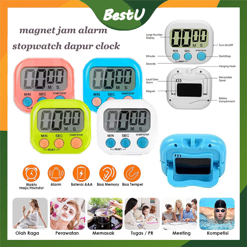 Jual digital kitchen timer masak /Dapur Masak Clock Stopwatch Jam ...