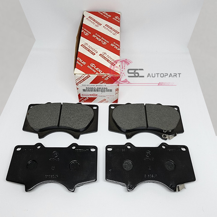 Jual Brake Pad Depan Hilux Revo Double Cabin Fortuner Vrz 04465-0K090 ...