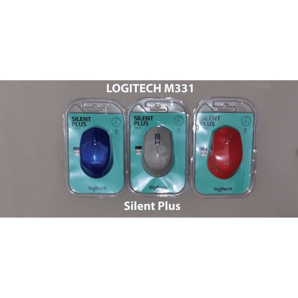 Jual Kurodo - Mouse Wireless M331 Silent Plus M 331 logitech merah ...