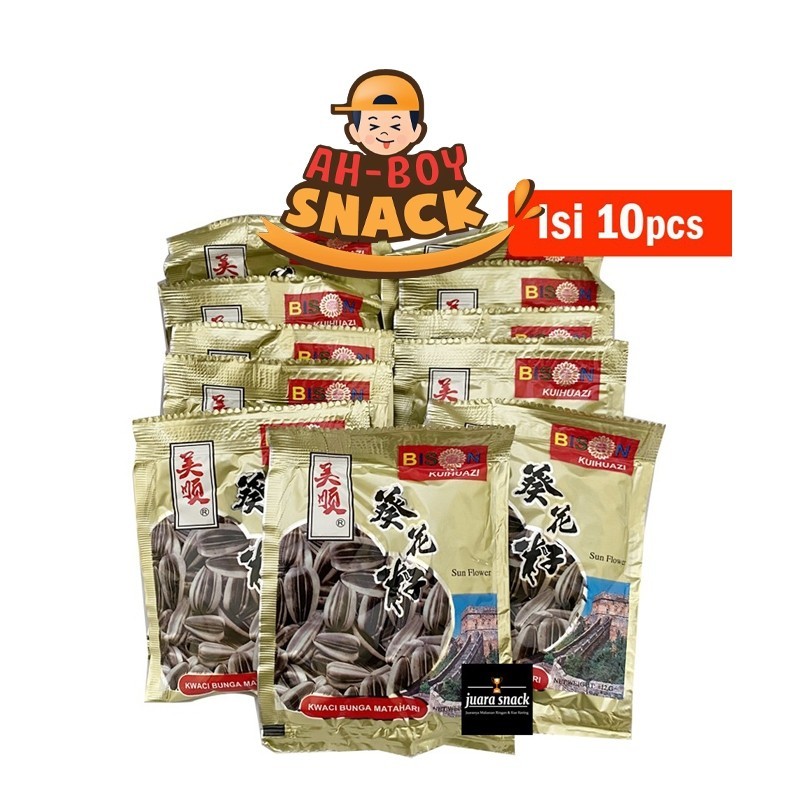 Jual KUACI BISON PERPAX ISI (20 PCS X 10 GRAM ) - KUACI BIJI BUNGA ...