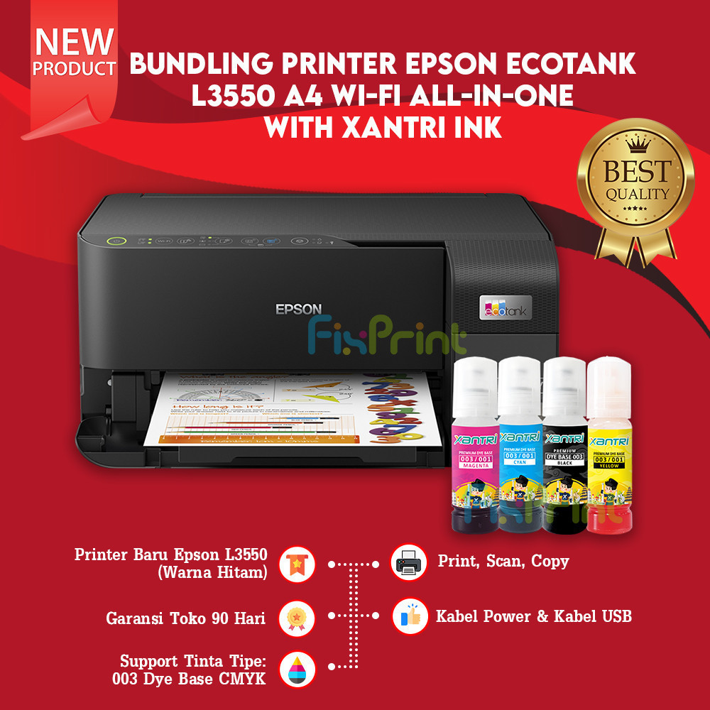 Jual Printer Ecotank Epson L3550 Multifungsi Print Scan Copy Wireless ...