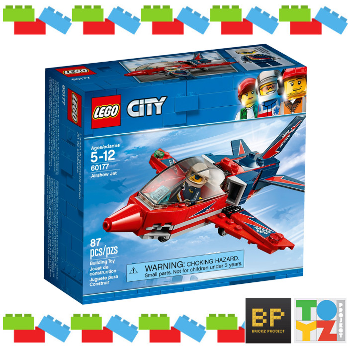 Jual Lego City 60177 Airshow Jet Ori Tp Bali | Shopee Indonesia
