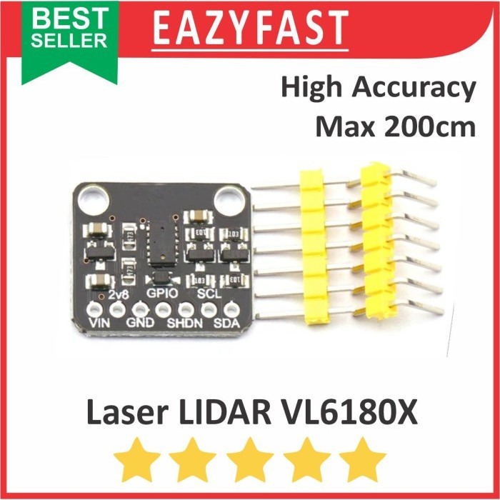 Jual Modul Sensor Jarak Laser VL6180X LIDAR TOF Range Distance Module | Shopee Indonesia