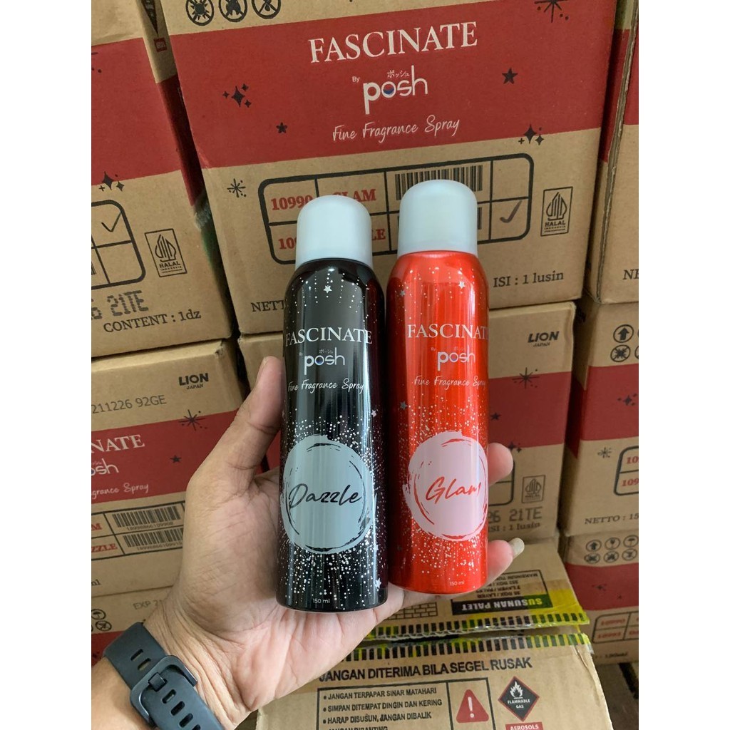 Jual Posh Spray Cologne Fascinate Botol 150 Ml | Shopee Indonesia