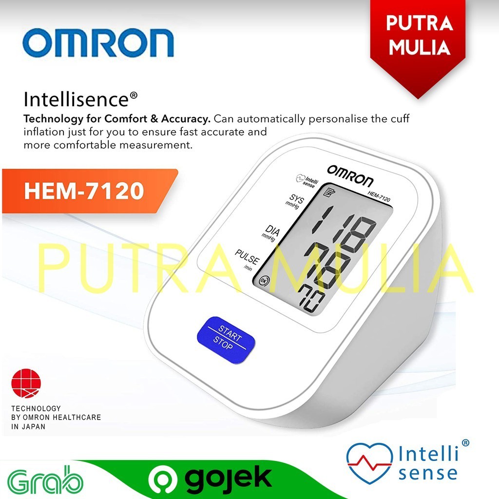 Jual Tensimeter Digital Omron HEM 7120 Alat Tensi Digital | Shopee ...