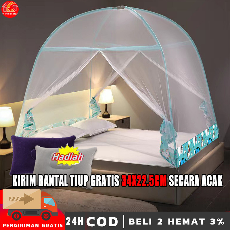 Jual Selambu kamar tidur/Kelambu tebal anti sobek/Kelambu tidur bentuk ...